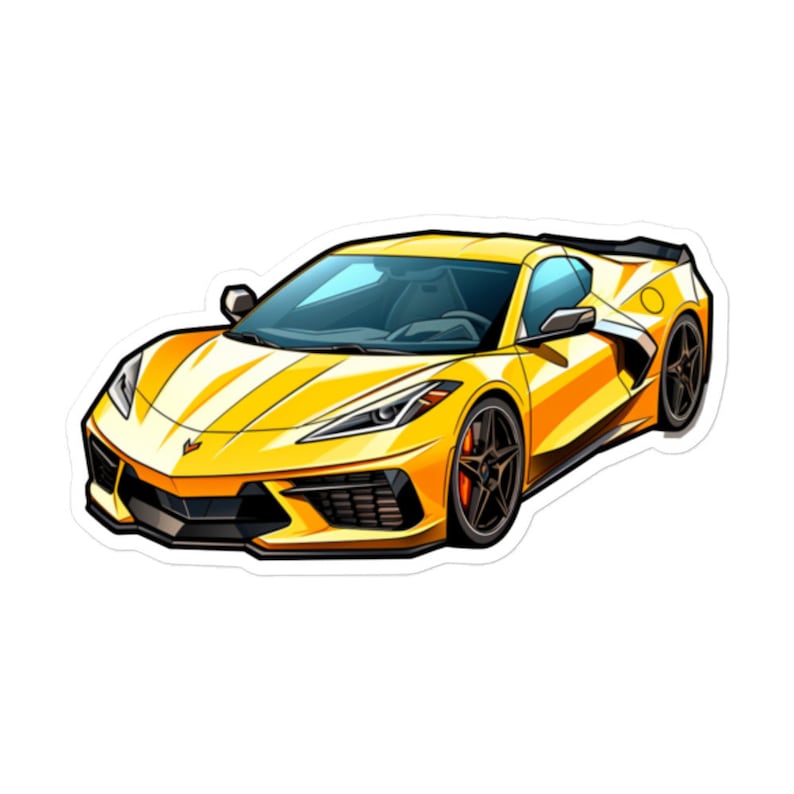 Corvette C8 Sticker: Showcase the Iconic Power of the Chevy Corvette - Etsy