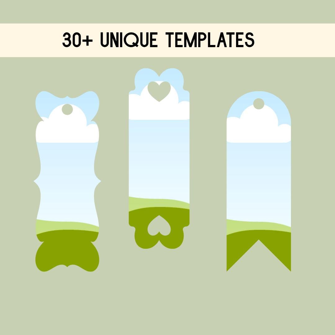 Canva Bookmark Templates Bundle, Digital Bookmark Templates for ...
