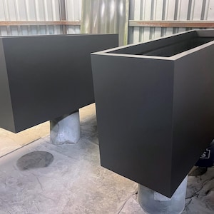 Rectangular Fiberglass Planter: Custom Indoor Outdoor Troughs - Etsy