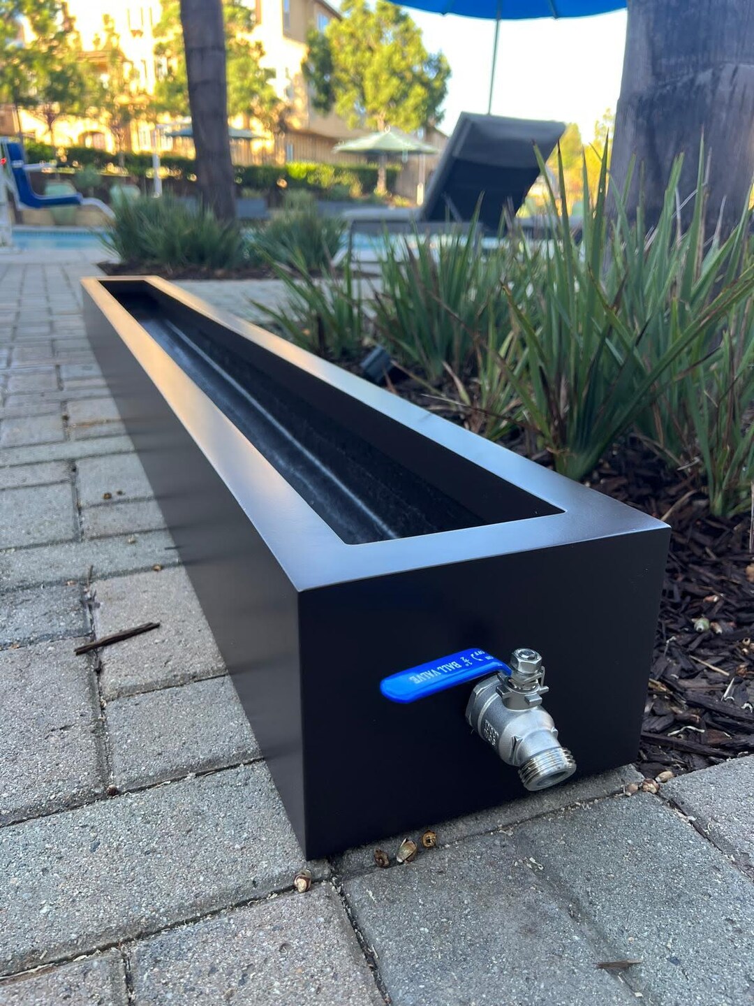 Custom Fiberglass Planter Trough: Handmade to Order, Any Size & Color ...