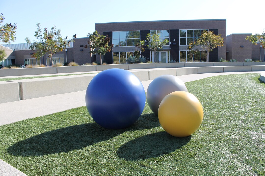 Fiberglass Landscape Sphere: Modern Outdoor Accent Orb - Custom Sizes ...