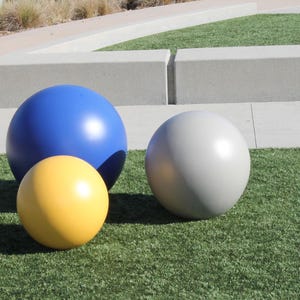 Fiberglass Landscape Sphere: Modern Outdoor Accent Orb - Custom Sizes ...