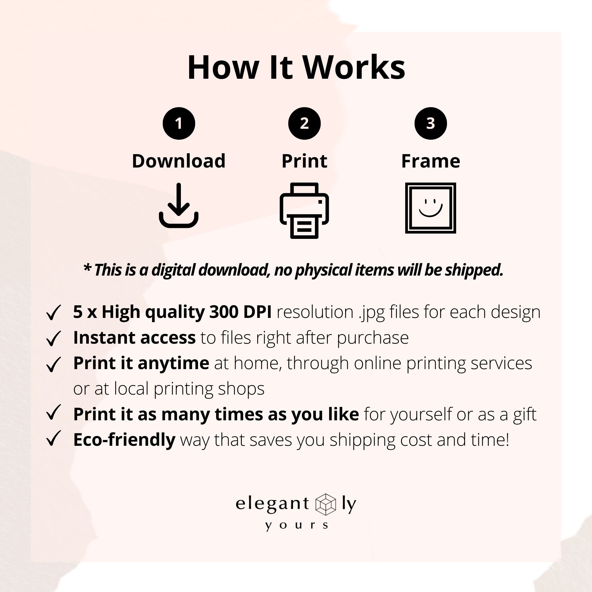 NEW! Duet Pink Roses Minimalist Flowers Printable Wall Art, Wild ...