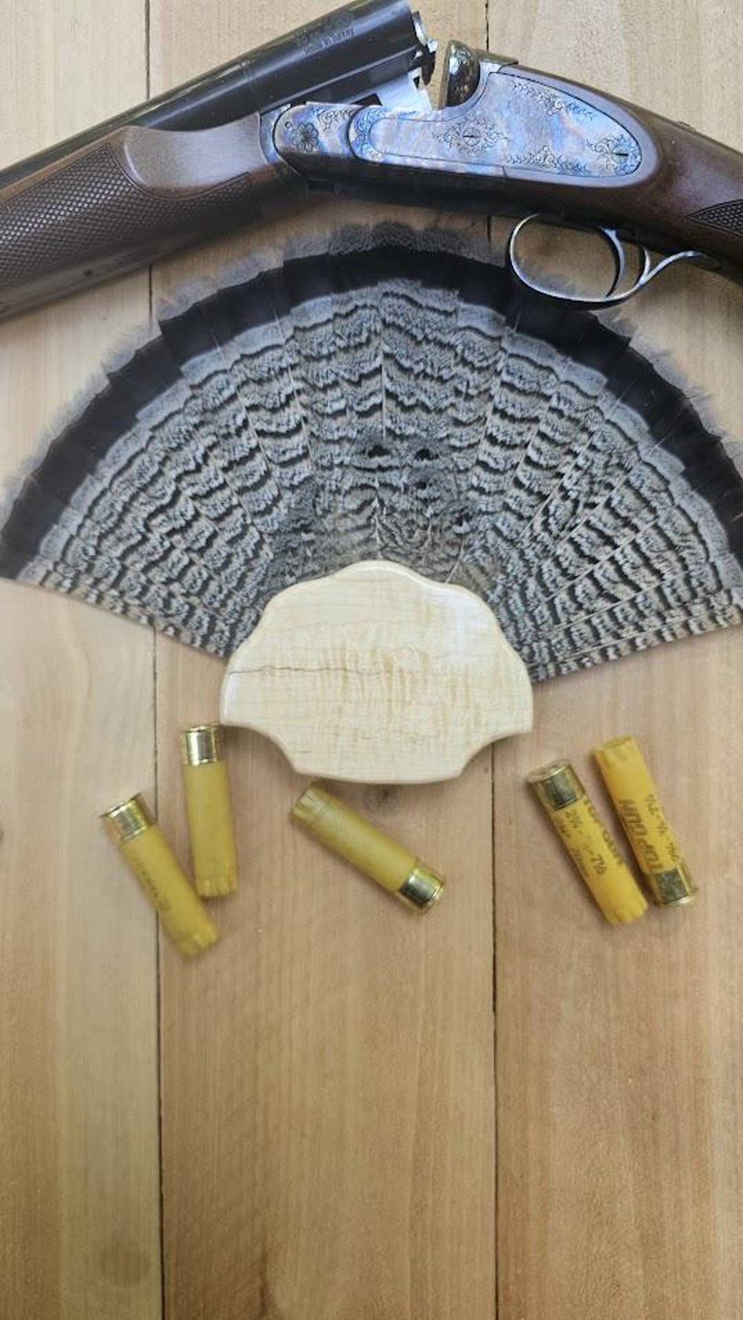 Custom Curly Maple Grouse Fan Mount Display - Etsy