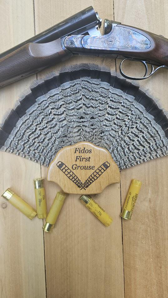 Custom Leopardwood Grouse Fan Mount Display - Etsy