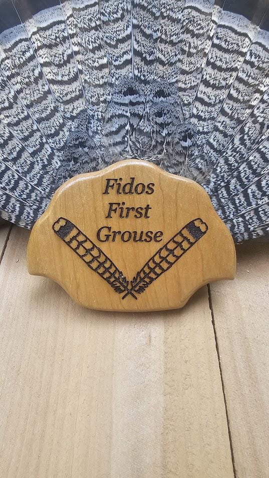 Custom Leopardwood Grouse Fan Mount Display - Etsy