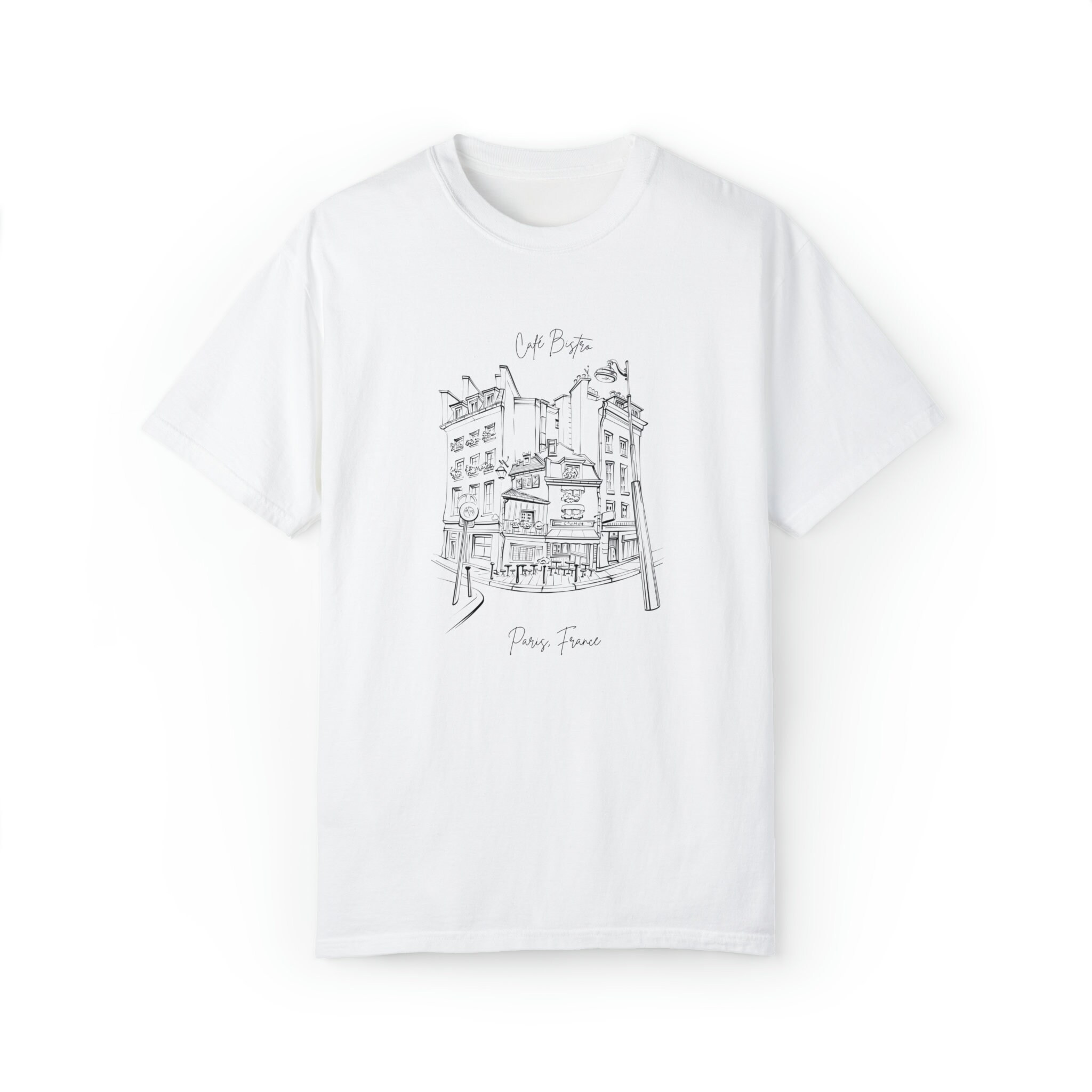 Comfort Colors Paris Cafe Bistro Shirt Paris Shirt Paris - Etsy