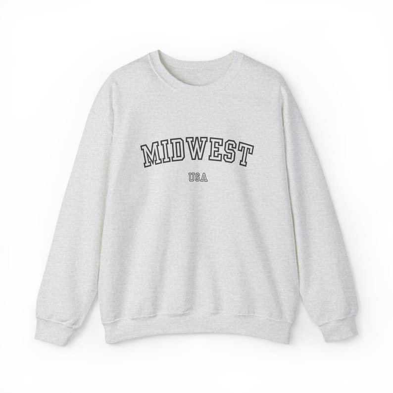 Midwest Sweatshirt Midwest Shirt College Crewneck Varsity Sweatshirt - Etsy