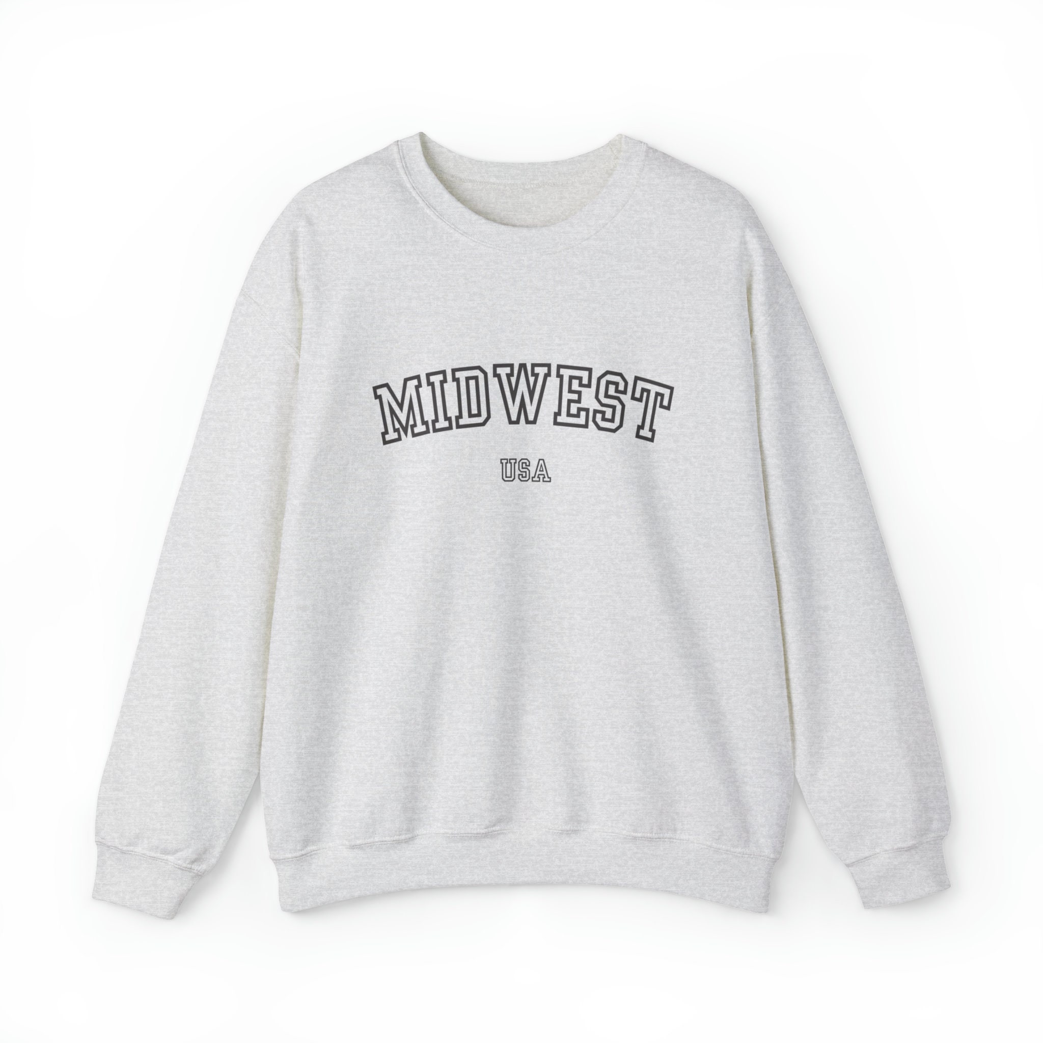 Midwest Sweatshirt Midwest Shirt College Crewneck Varsity Sweatshirt - Etsy