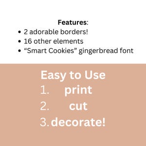 Smart Cookies Gingerbread Man Bulletin Board- Printable Classroom ...