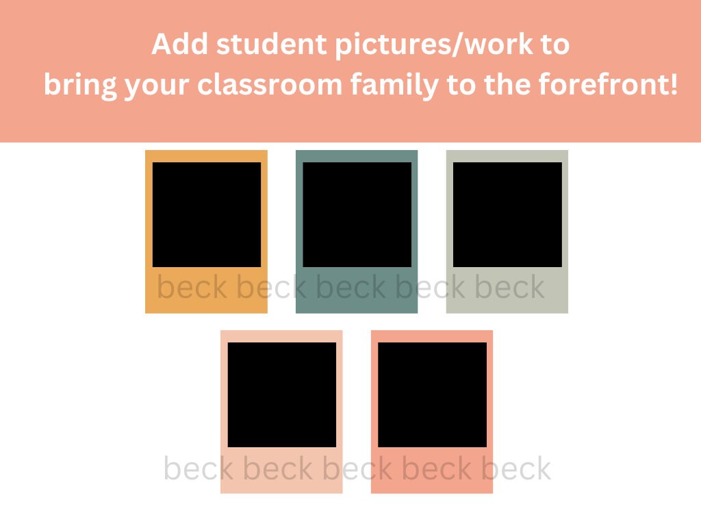 Boho Calm Boho Kit, Bulletin Board Kit for Elementary Classroom, High ...