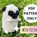 Crochet Pug PDF Pattern Amigurumi Crochet Pattern Potato Pug Potato ...
