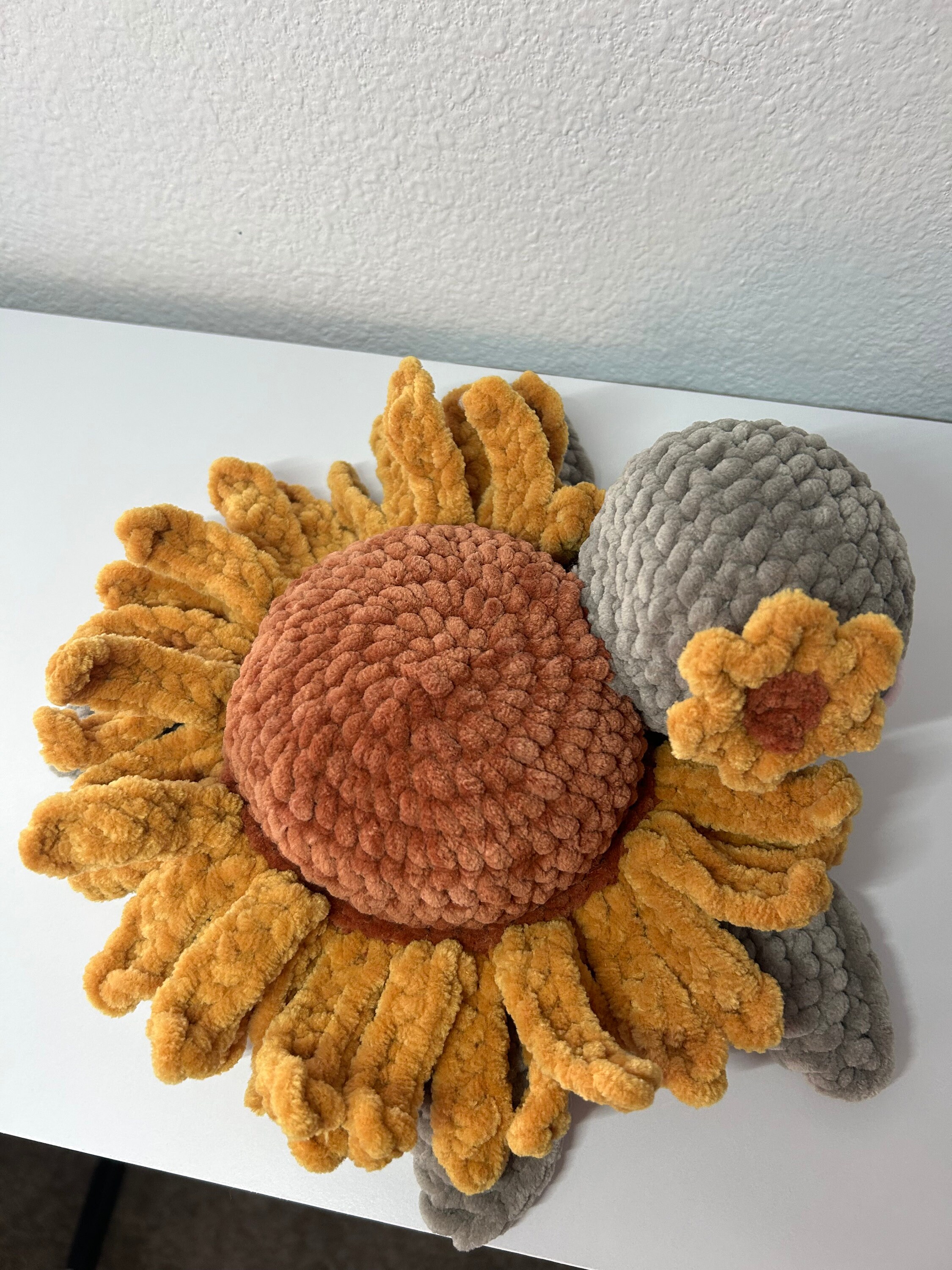 Crochet Sunflower Turtle PDF Pattern | PDF Pattern Only | Fall Harvest ...
