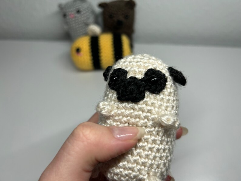Crochet Pug PDF Pattern Amigurumi Crochet Pattern Potato Pug Potato ...