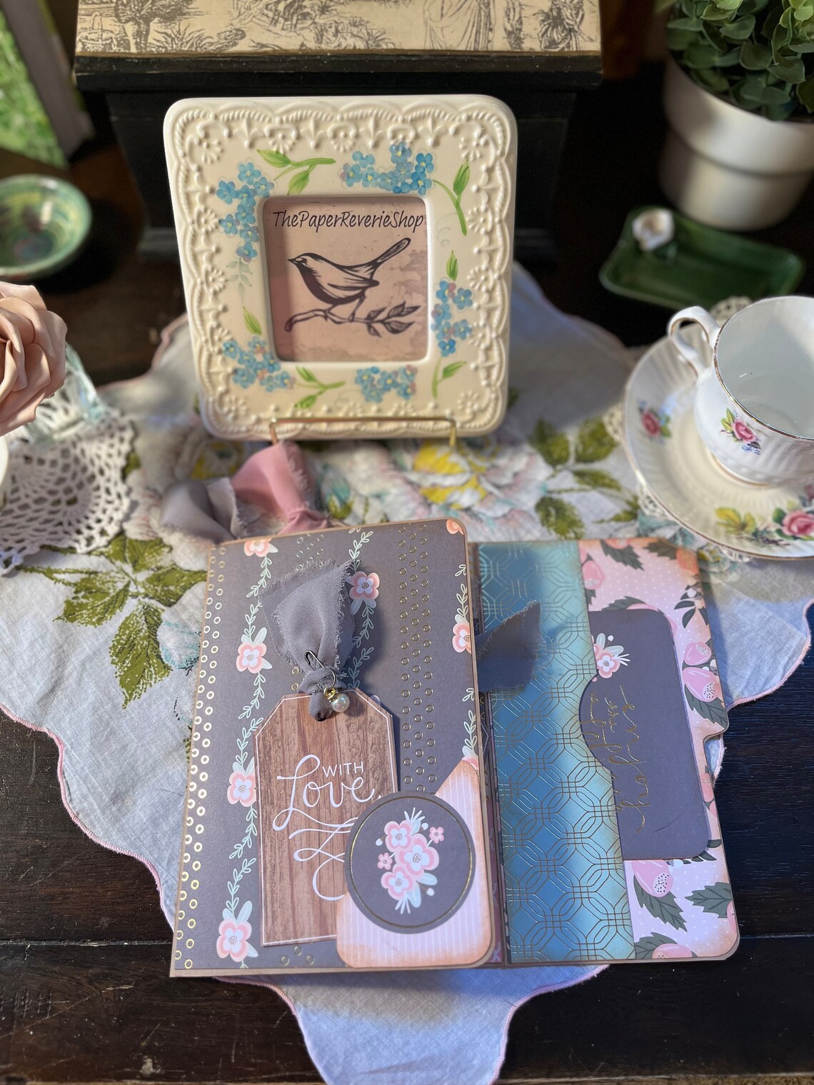 Tea Time With Love Folio Flip Book - Etsy