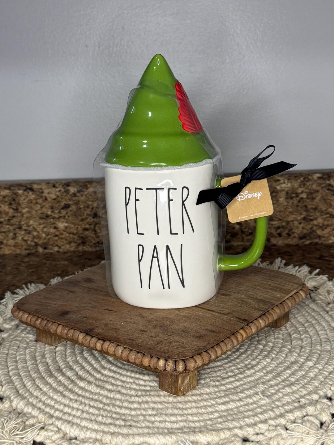 Rae Dunn Disney Peter Pan Double Sided Mug With Topper New - Etsy