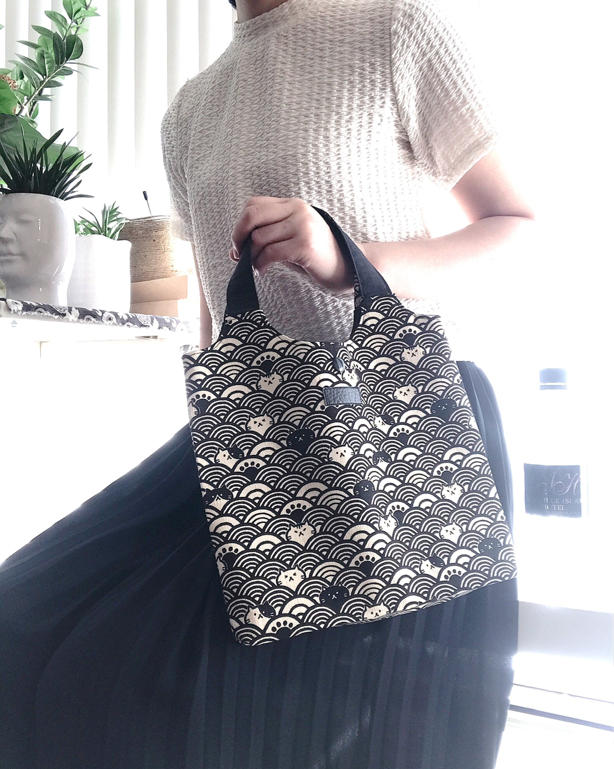 Small Tote Bag / Bag for Everyday Use / Light Fabric Bag / Kids Bag ...