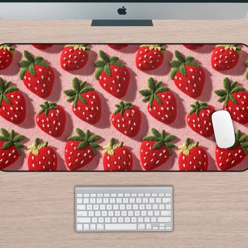 Strawberry Keyboard - Etsy