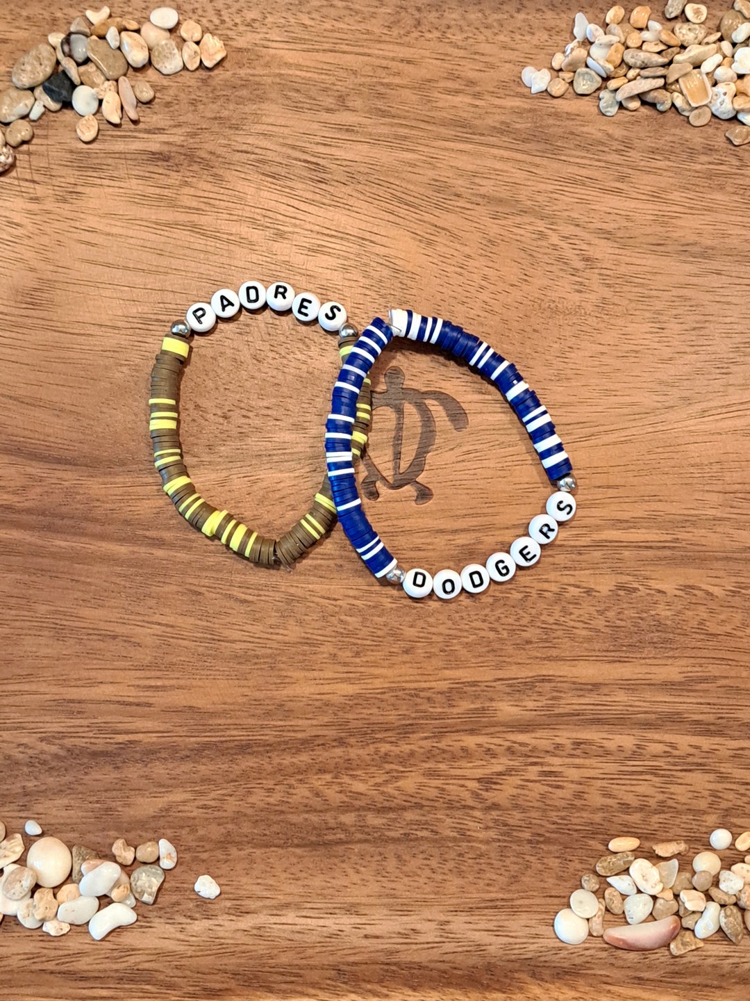 MLB Clay Bead Bracelets - Etsy