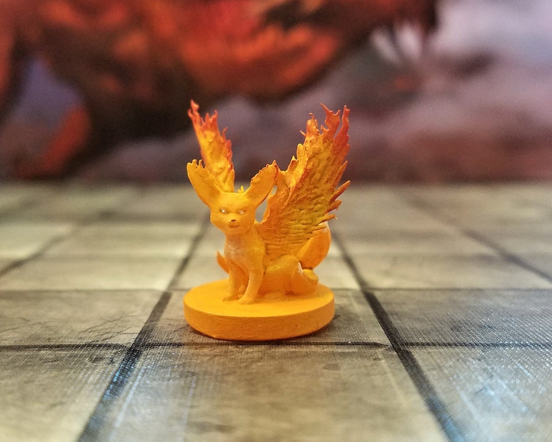 Fire Fennec Fox D&D 28mm-cryptid 2 Pack - Etsy