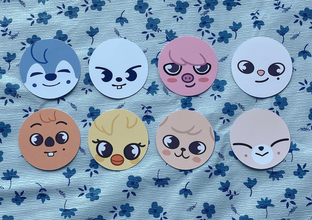 Skzoo (stray Kids) Representative Animals Stickers [bang Chan, Lee Know ...