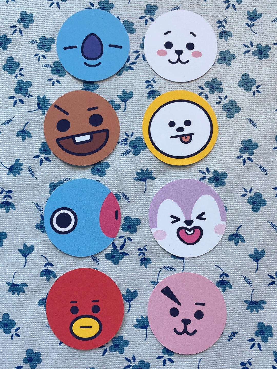 BT21 (BTS Bangtan) Representative Animals Stickers [rm, Jin, Suga, J ...