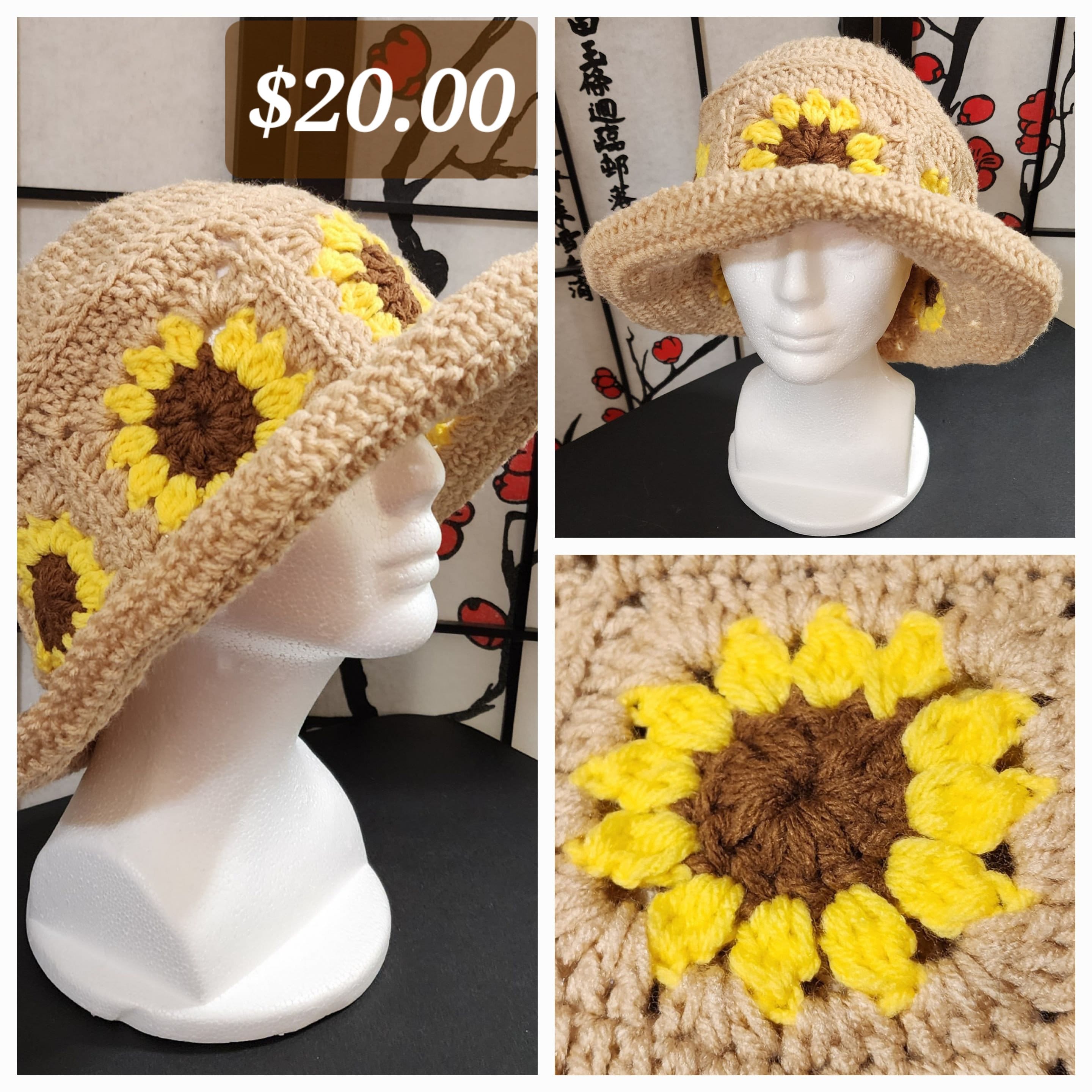 Sunflower Sun Hat - Etsy