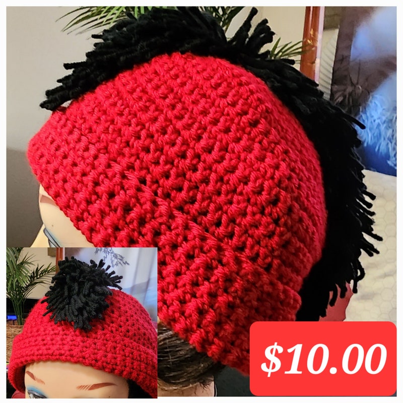 Crochet Mohawk Hat - Etsy