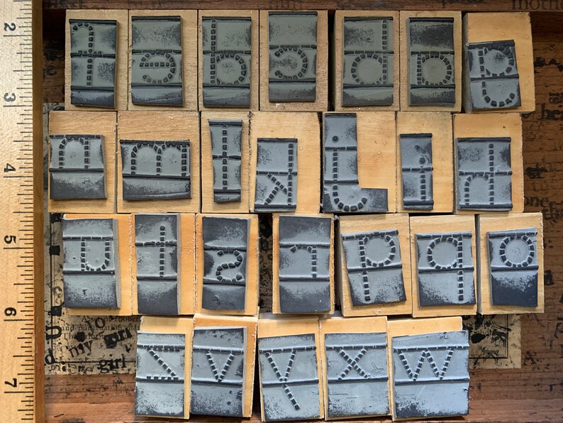 Vintage 1980's Alphabet Stamp for Teachers and Parents Vintage ABC ...