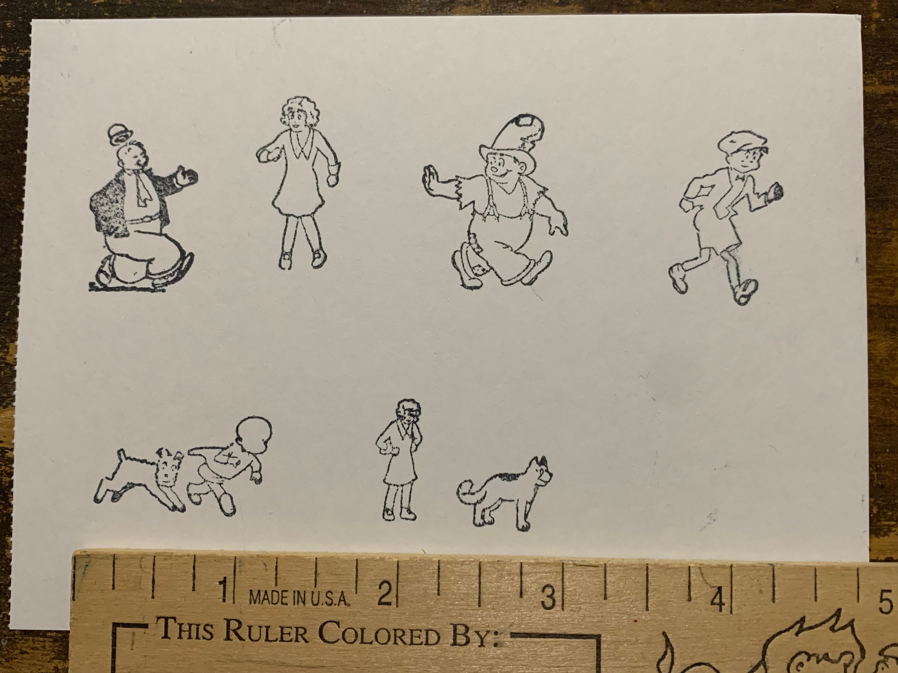 Vintage Rubber Stamps Vintage Perry Winkle Comic Strip Stamps Vintage ...