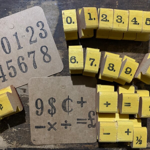 Math Stamps - Etsy