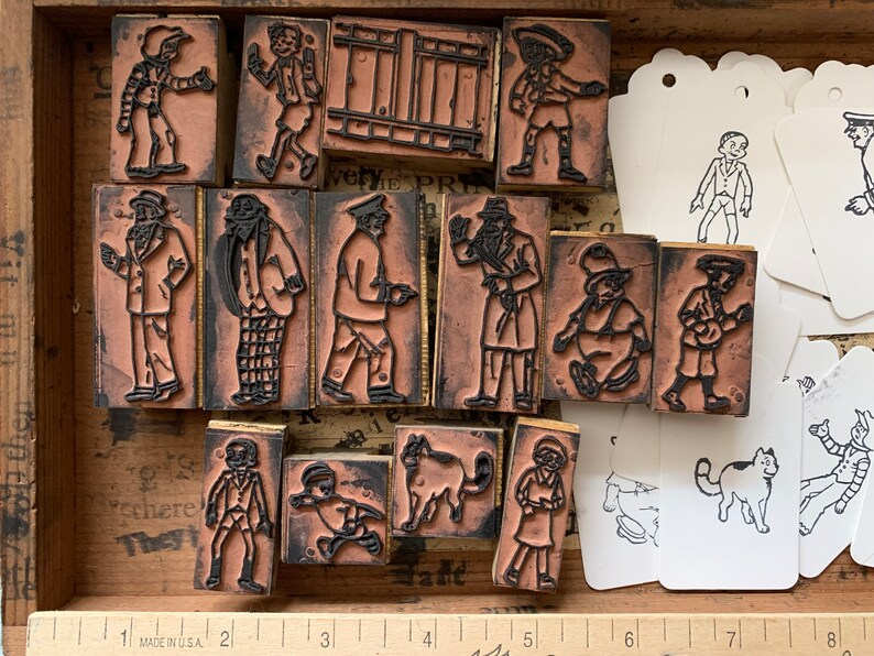 Vintage Rubber Stamps Vintage Moe Stamp Cartoon Stamps Vintage Comic ...