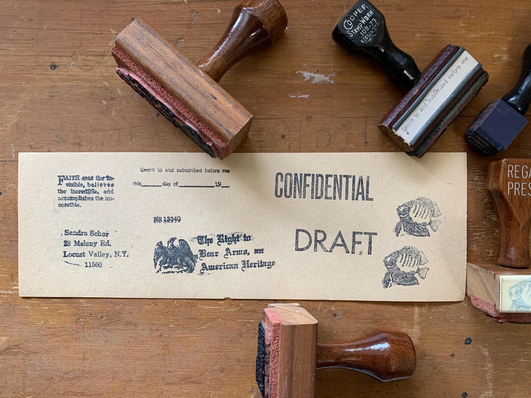 Vintage Wood Stamp Vintage Advertising Stamp Store Stamp Commercial ...