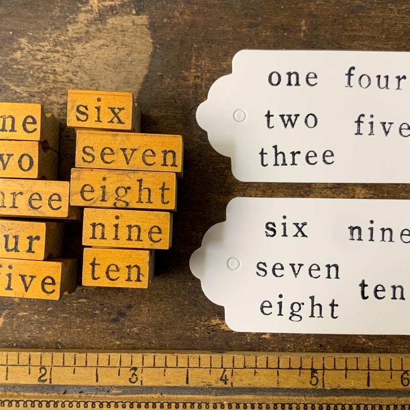 Math Stamps - Etsy