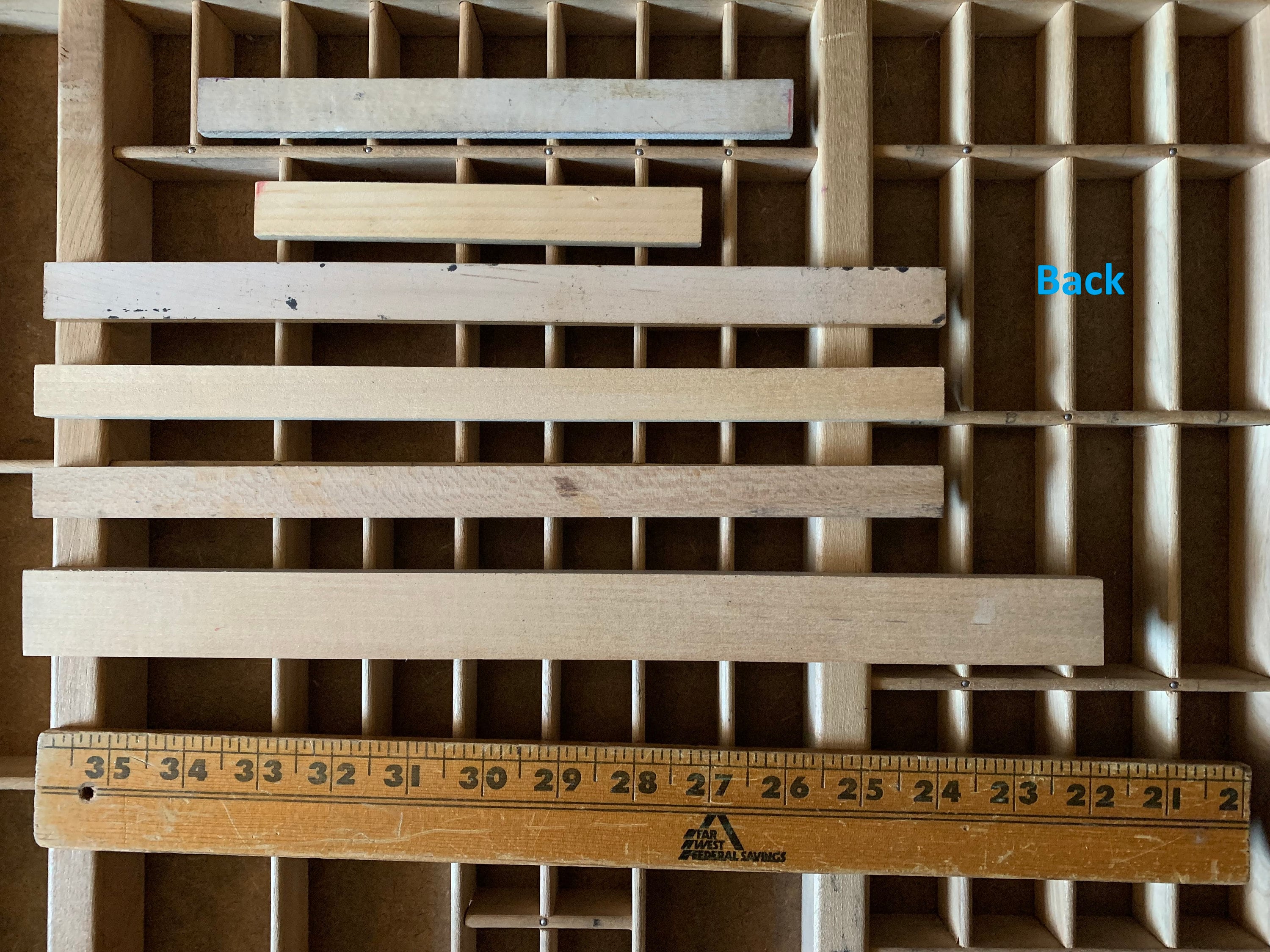 Vintage Advertising Wood Rulers Vintage Drafting Rule Vintage Wood ...