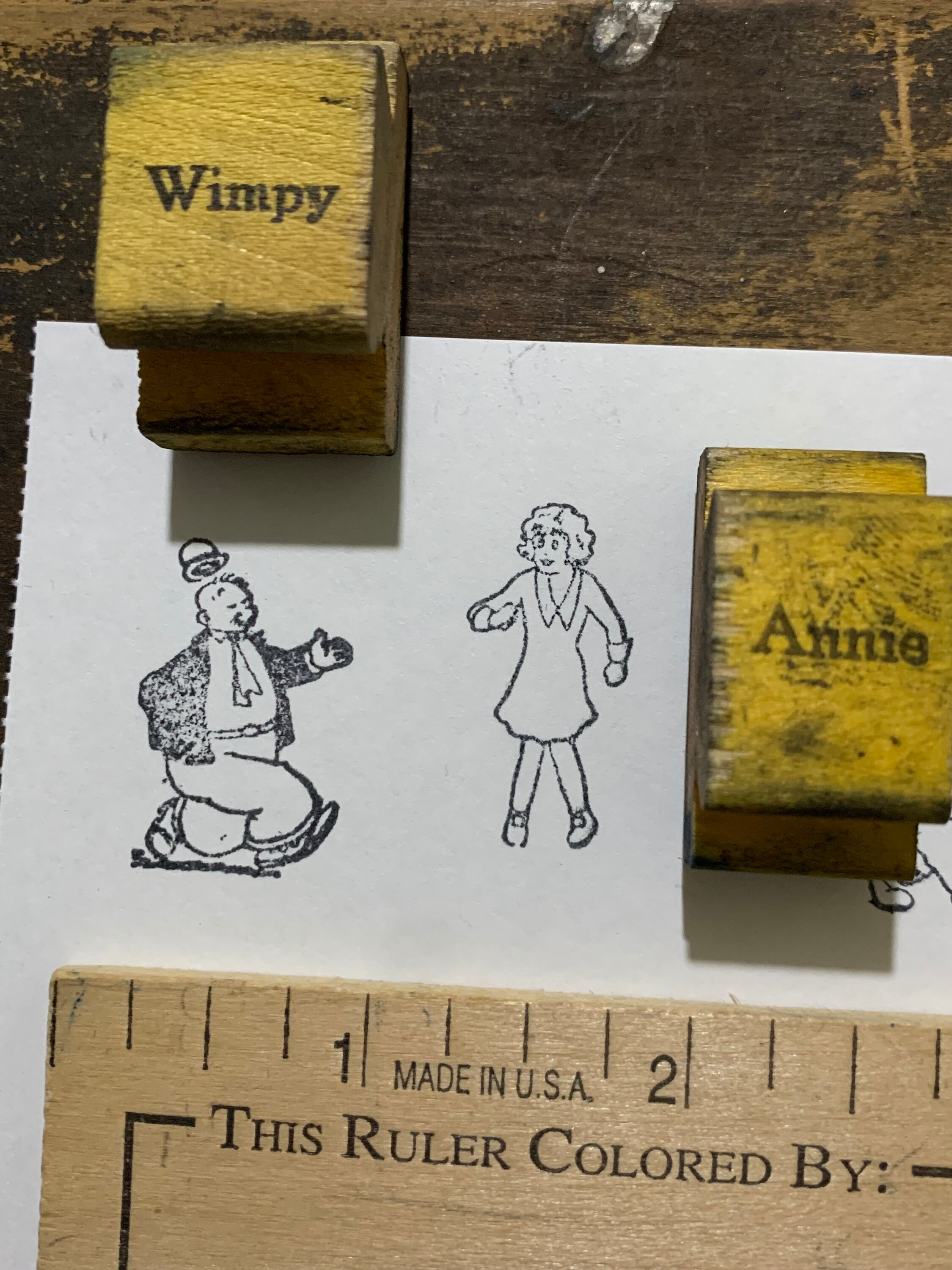 Vintage Rubber Stamps Vintage Perry Winkle Comic Strip Stamps Vintage ...