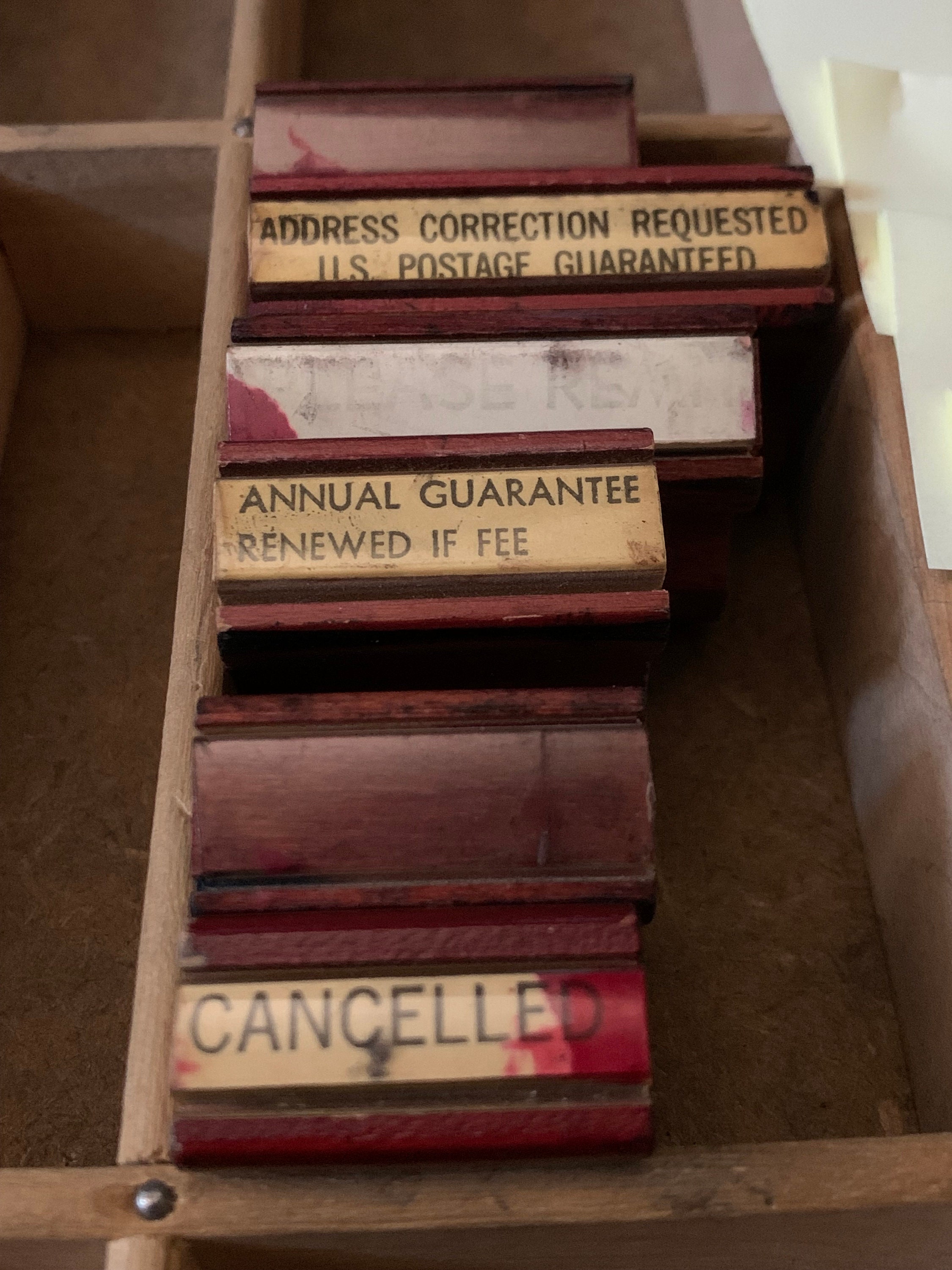 Vintage Wood Stamp Vintage Advertising Stamp Vintage Store Stamp ...