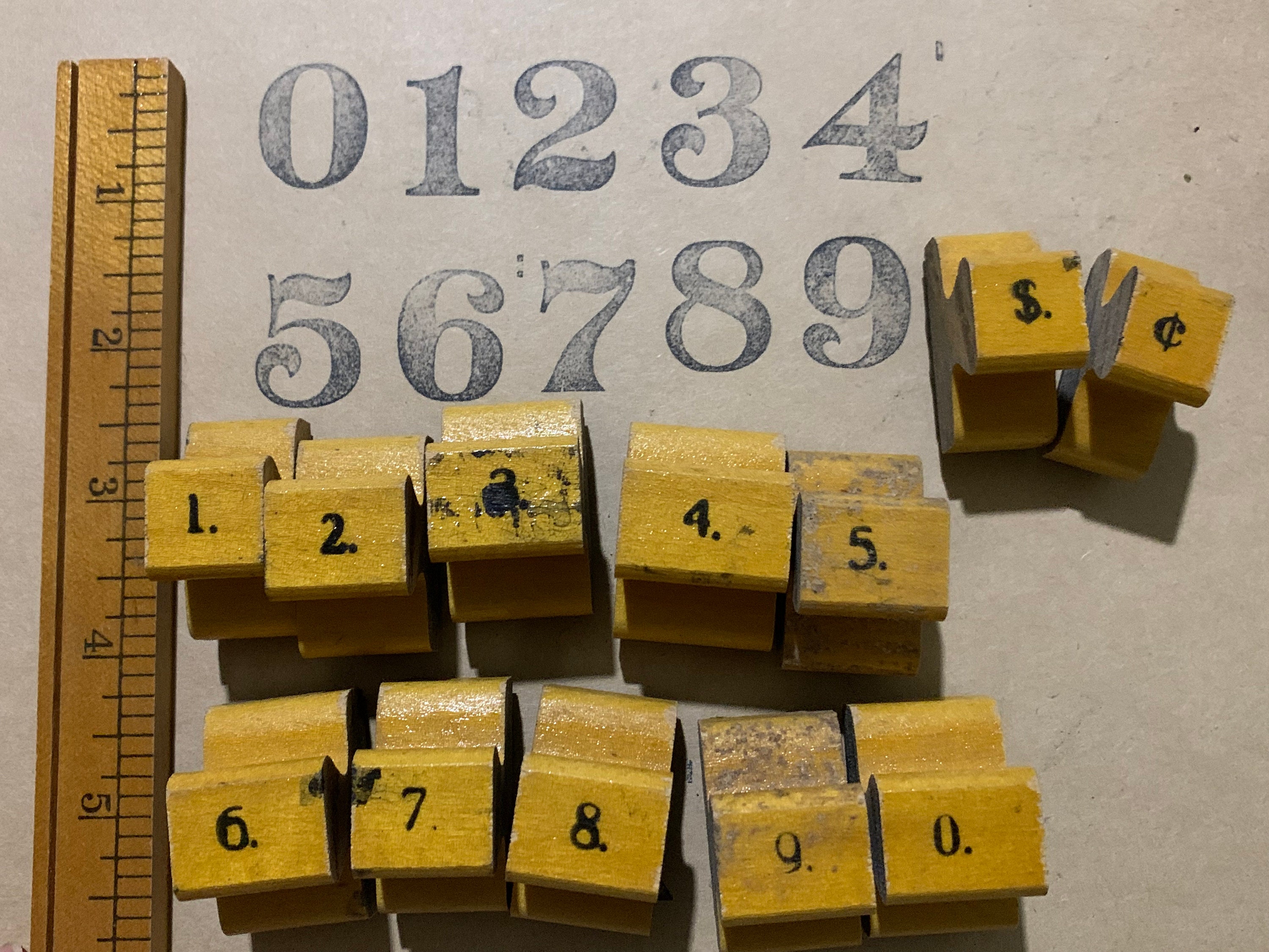 Vintage Wood Rubber Stamps for Bullet Journal Alphabet Stamps - Etsy