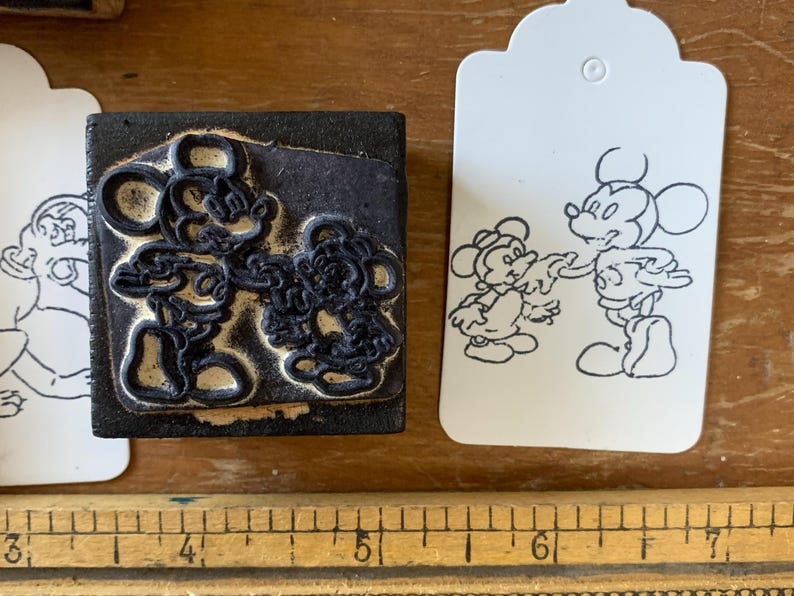 Vintage Disney Rubber Stamps Mickey Mouse Stamp Cartoon Stamps Vintage ...