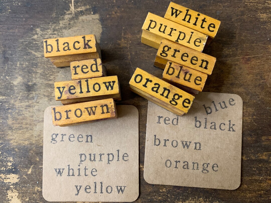 Vintage Wood Rubber Stamps for Bullet Journal Stamps for Planner ...