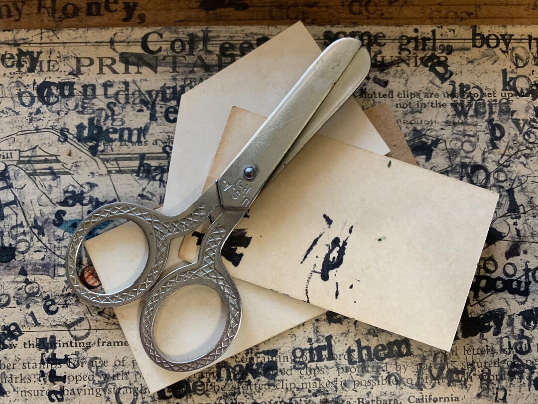 Vintage Children Scissors Crafting Scissors for Children Vintage ...
