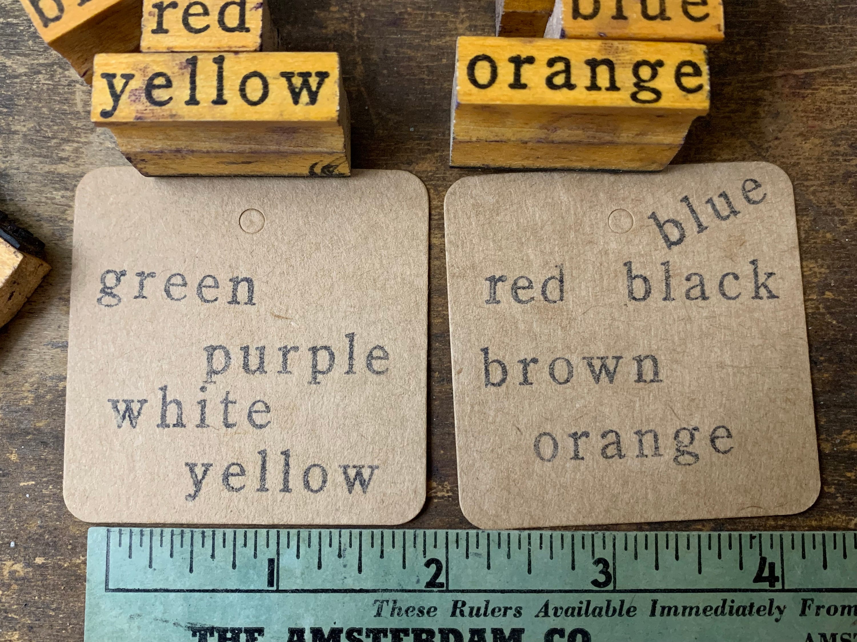 Vintage Wood Rubber Stamps for Bullet Journal Stamps for Planner ...