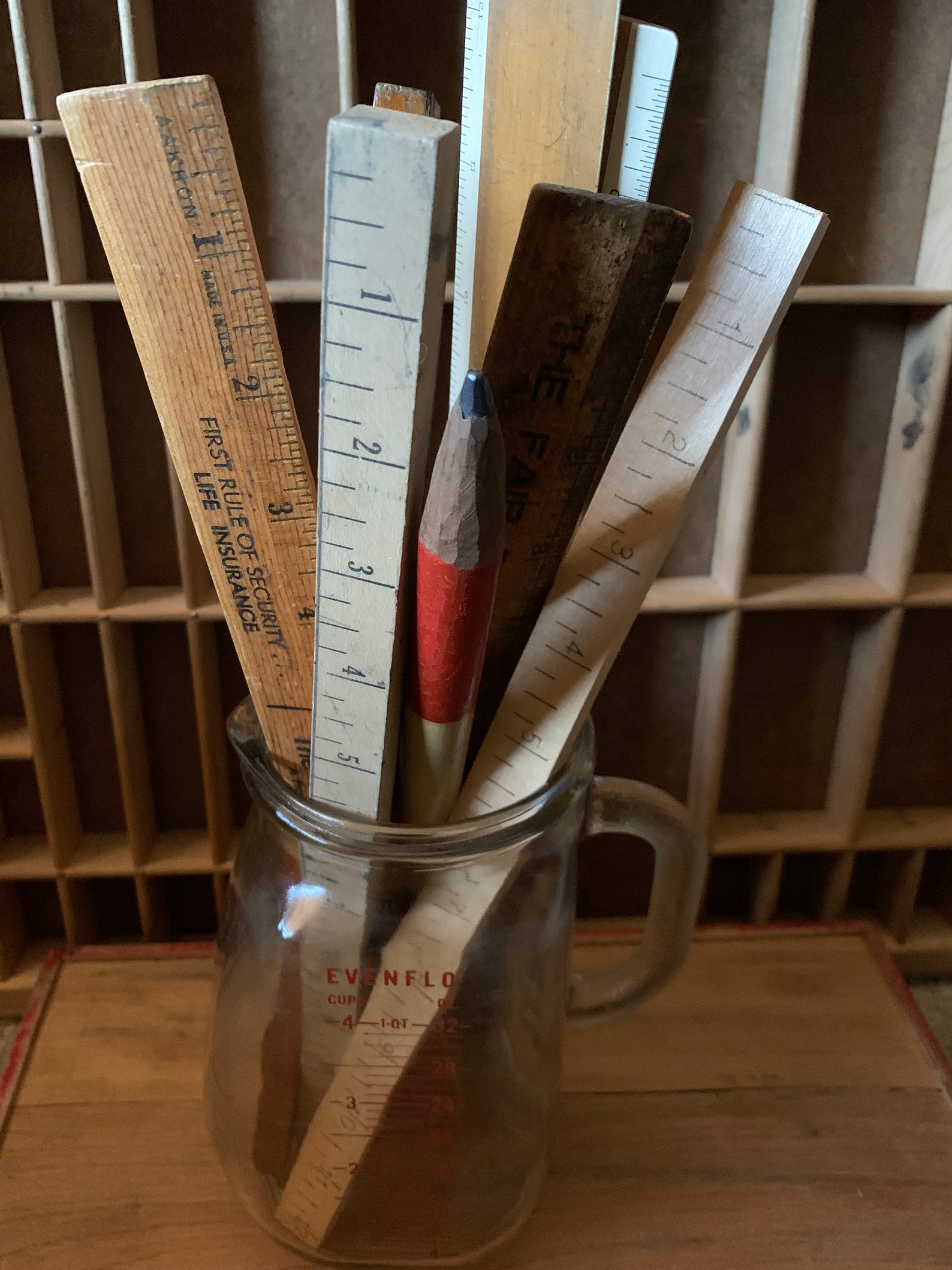 Vintage Advertising Wood Rulers Vintage Drafting Rule Vintage Wood ...