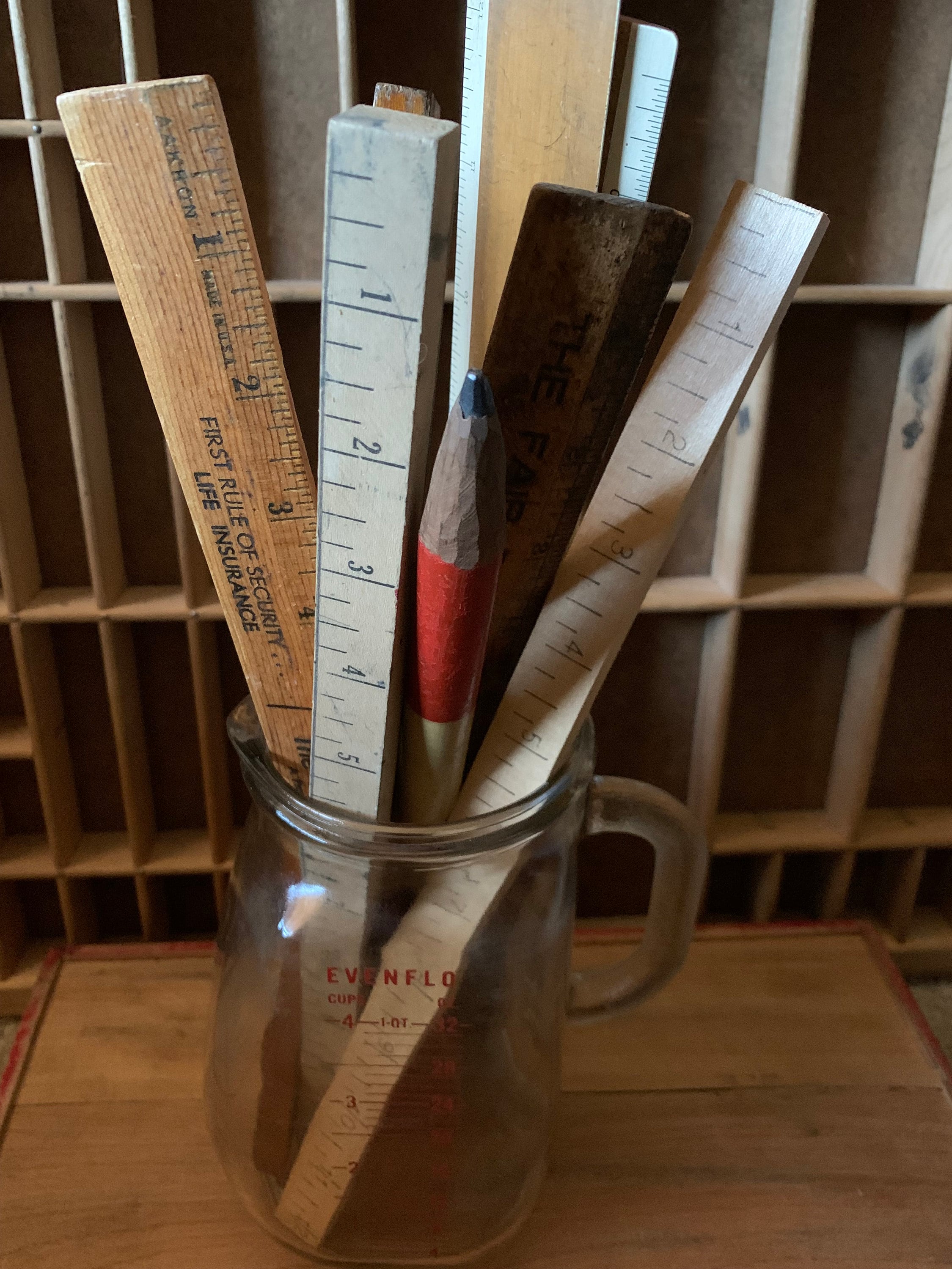 Vintage Advertising Wood Rulers Vintage Drafting Rule Vintage Wood ...