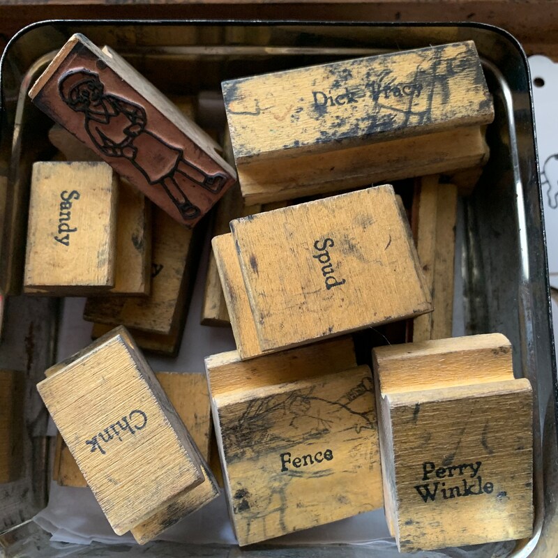 Vintage Rubber Stamp - Etsy