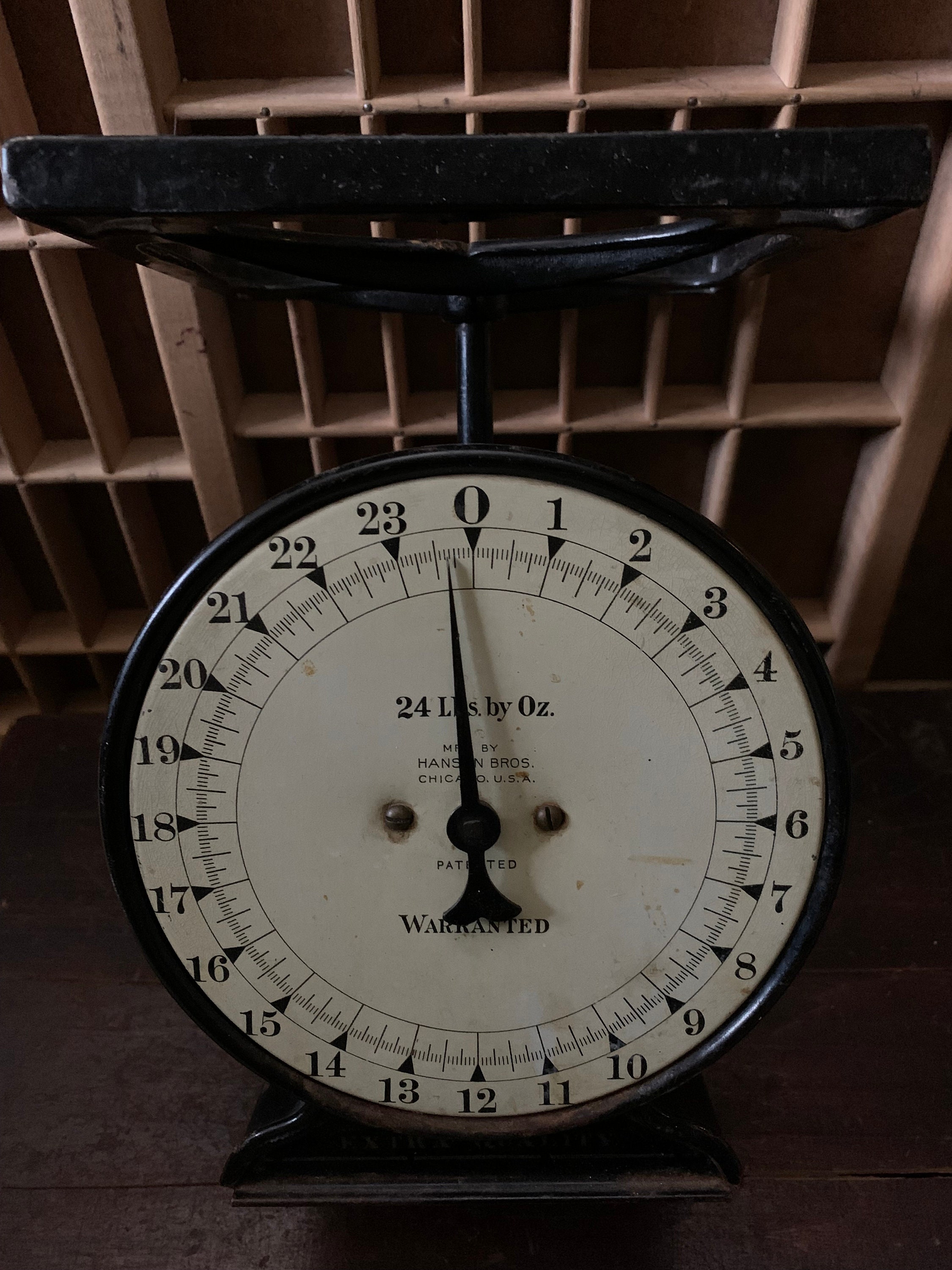 Vintage Hanson Brothers Weigh Master Family Scale Antique Hanson ...