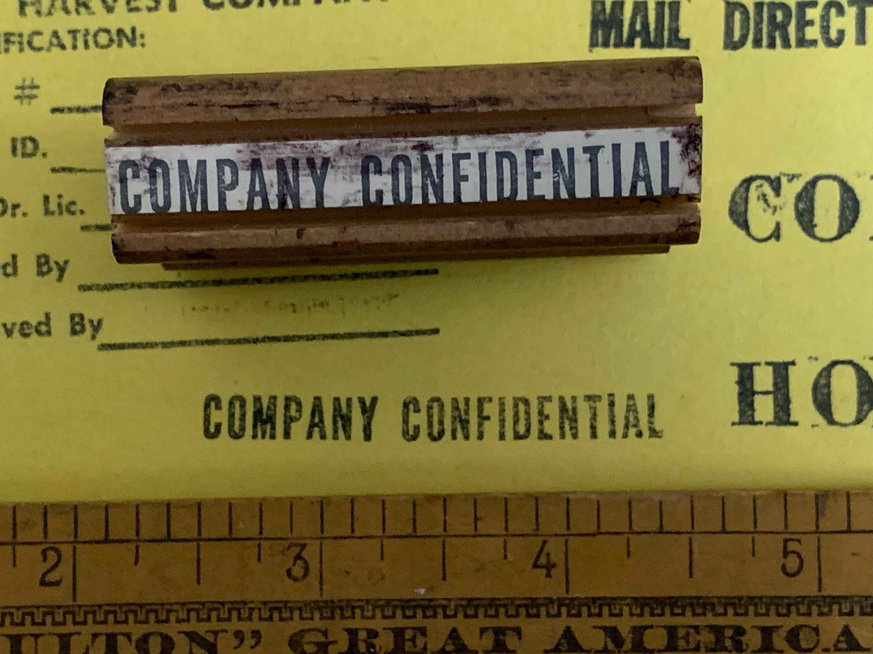 Vintage Wood Stamp Vintage Advertising Stamp Store Stamp Commercial ...