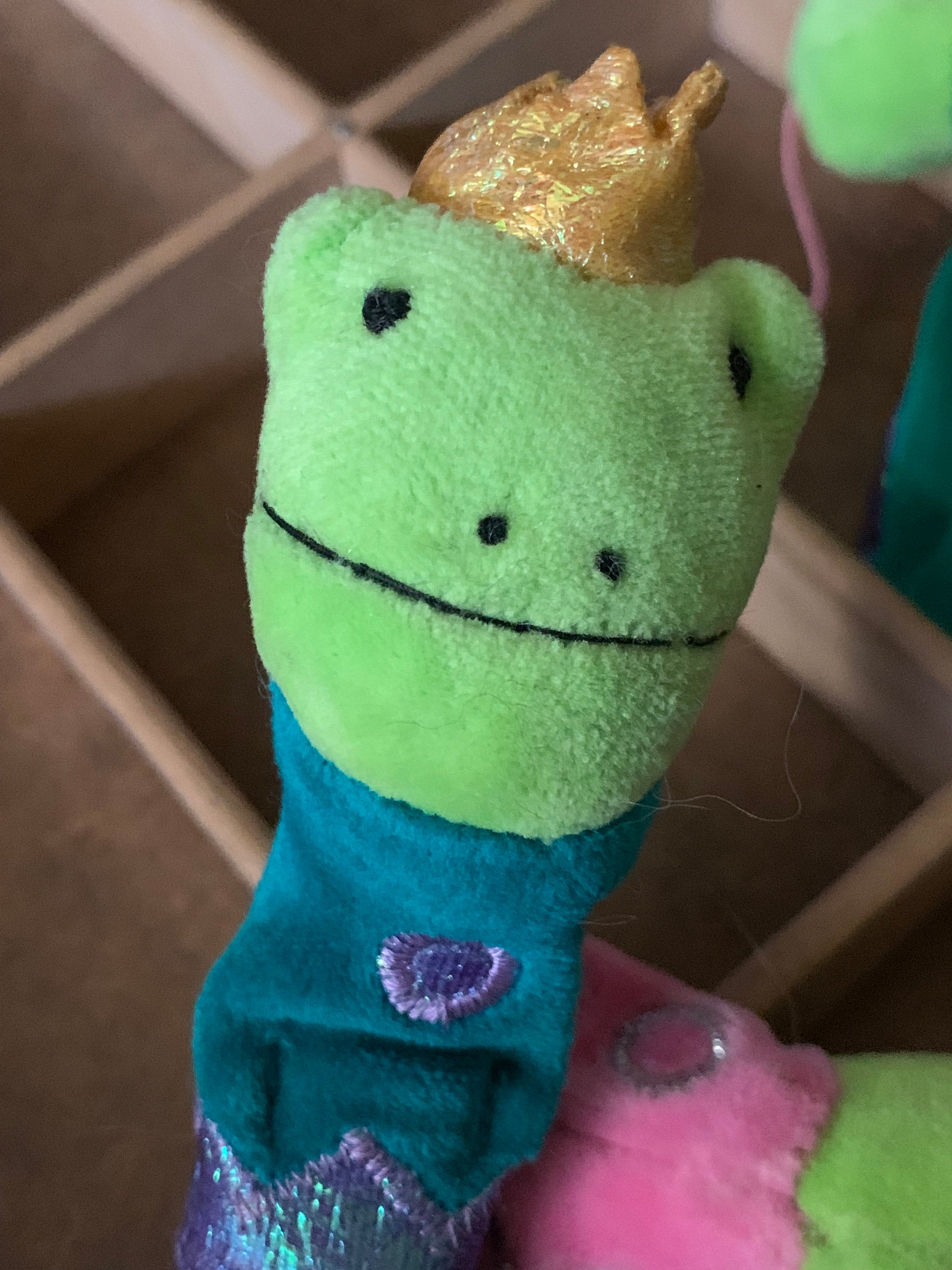 Finger Puppet Dragon Frog & Frog Princess Role Play - Etsy