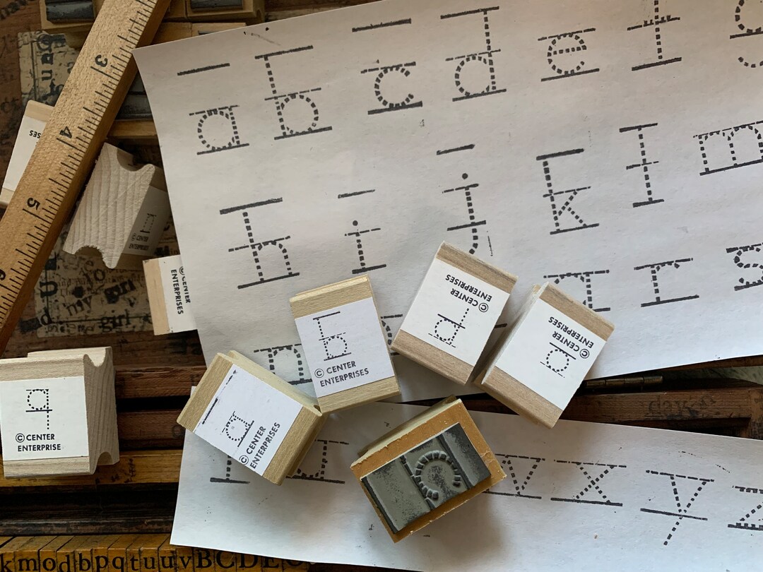 Vintage 1980's Alphabet Stamp for Teachers and Parents Vintage ABC ...