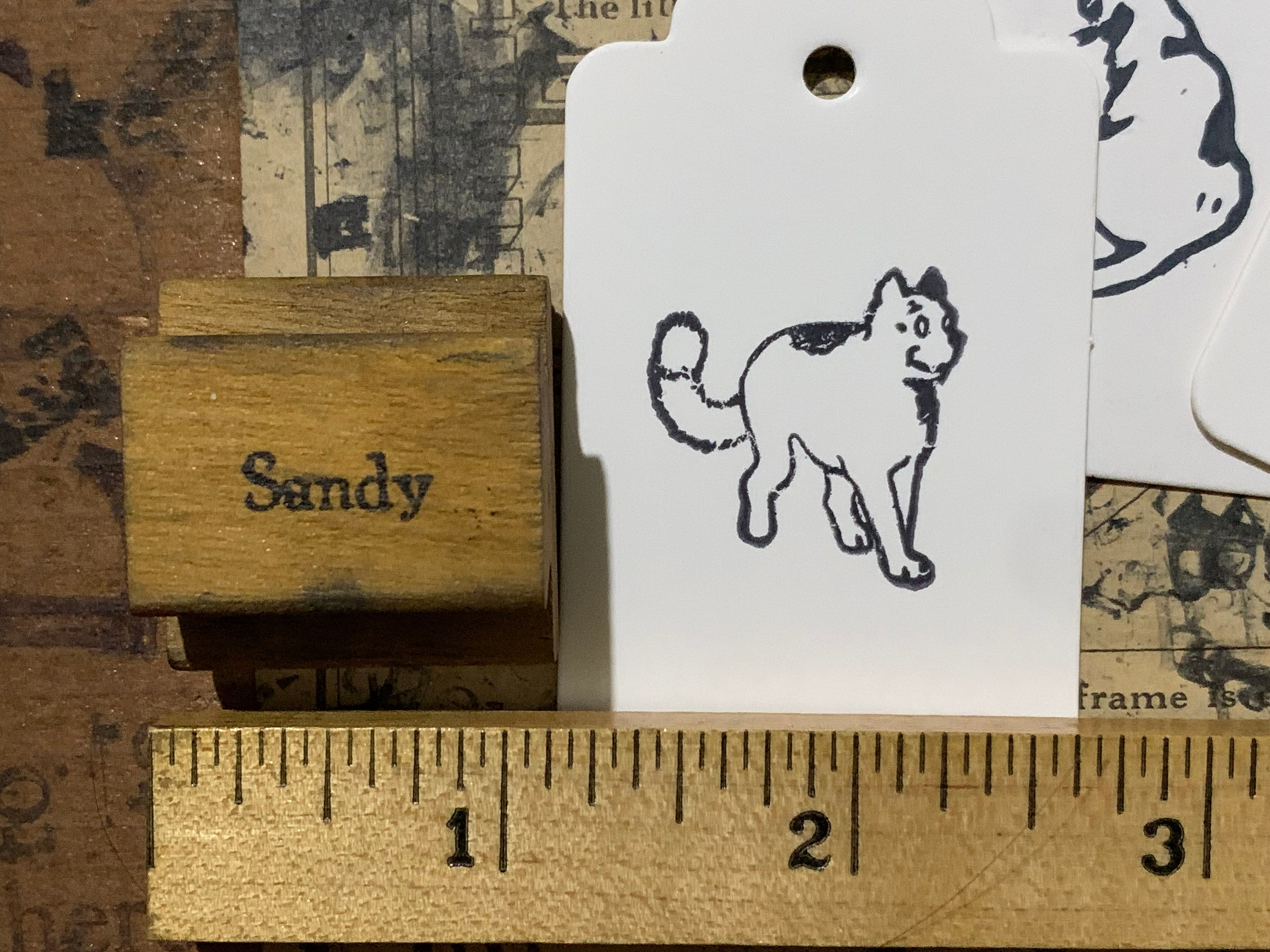 Vintage Cat Rubber Wood Stamp Vintage Cute Kitties Vintage Animal Stamp ...